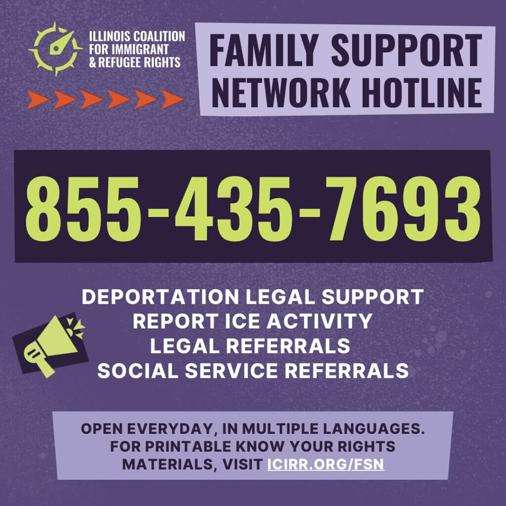 ICIRR Family Support Network Hotline – Rep Jennifer Gong-Gershowitz